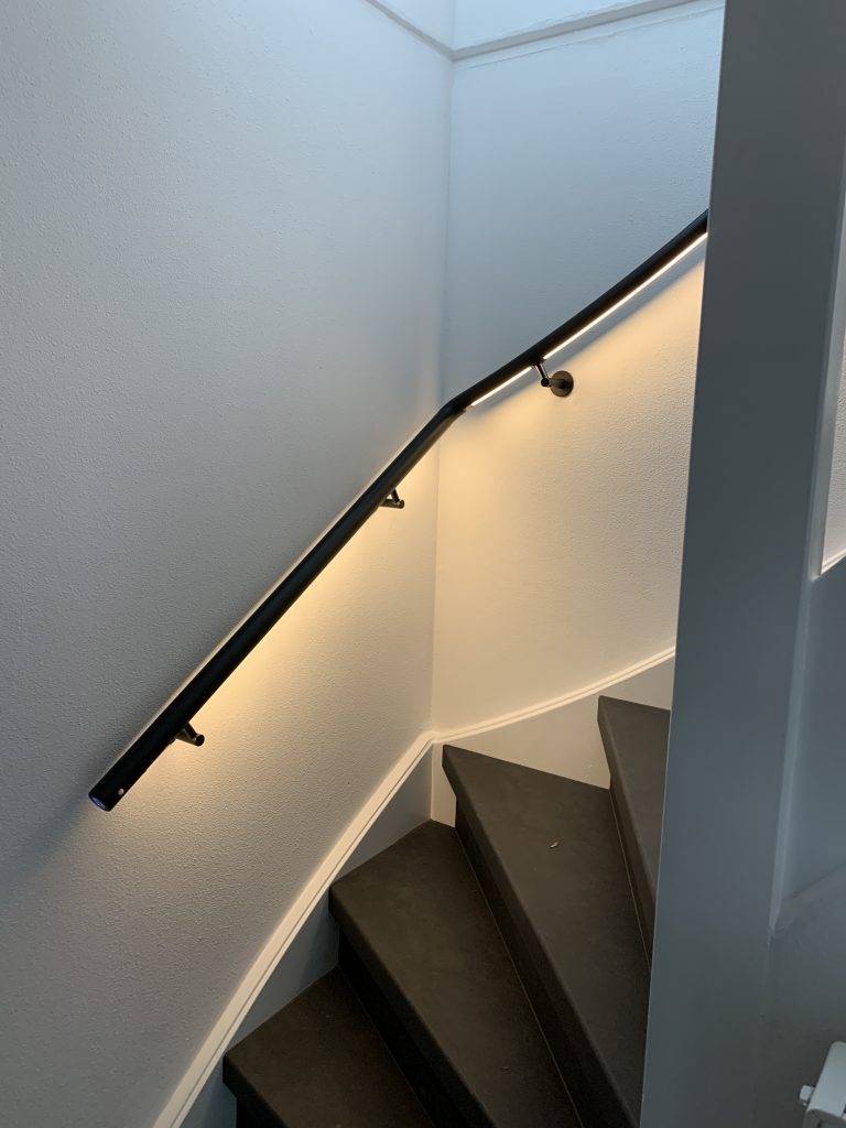 RVS trapleuningen zwart in Sittard- Lumigrip®